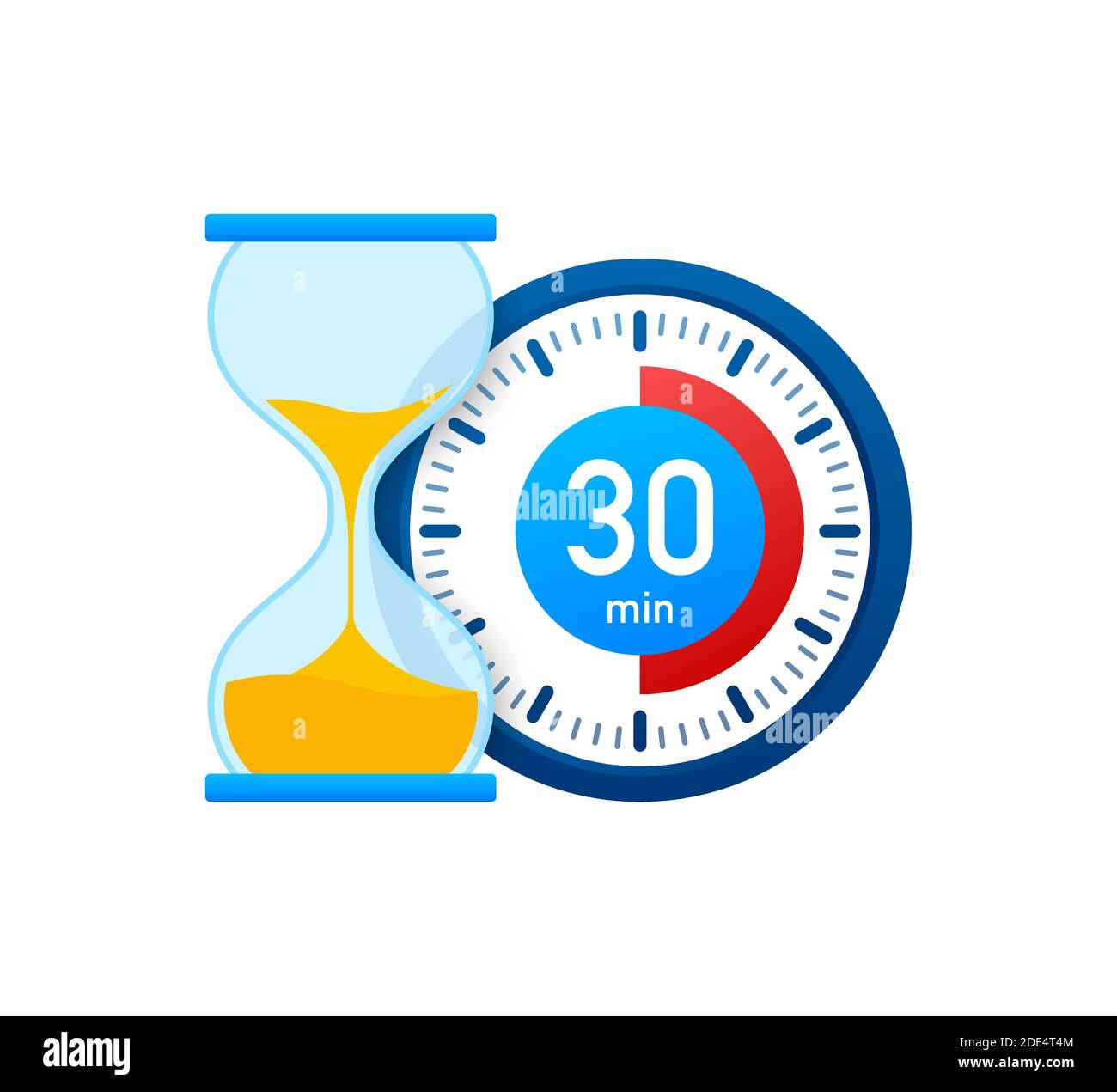 The 30 minutes, stopwatch vector icon. Stopwatch icon in flat style ... The 30 minutes, stopwatch vector icon. Stopwatch icon in flat style ...
