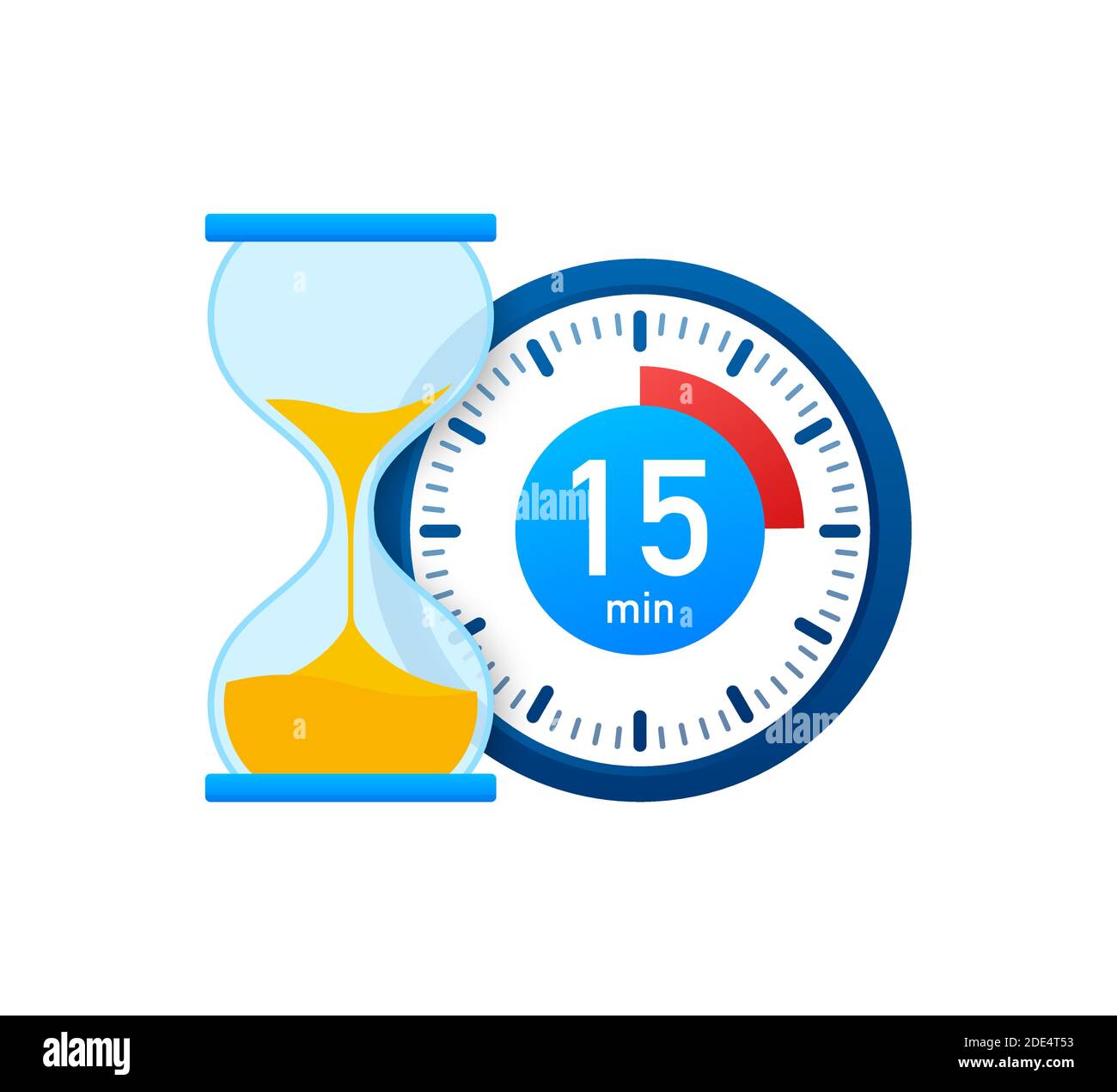 The 15 minutes, stopwatch vector icon. Stopwatch icon in flat style ... The 15 minutes, stopwatch vector icon. Stopwatch icon in flat style ...