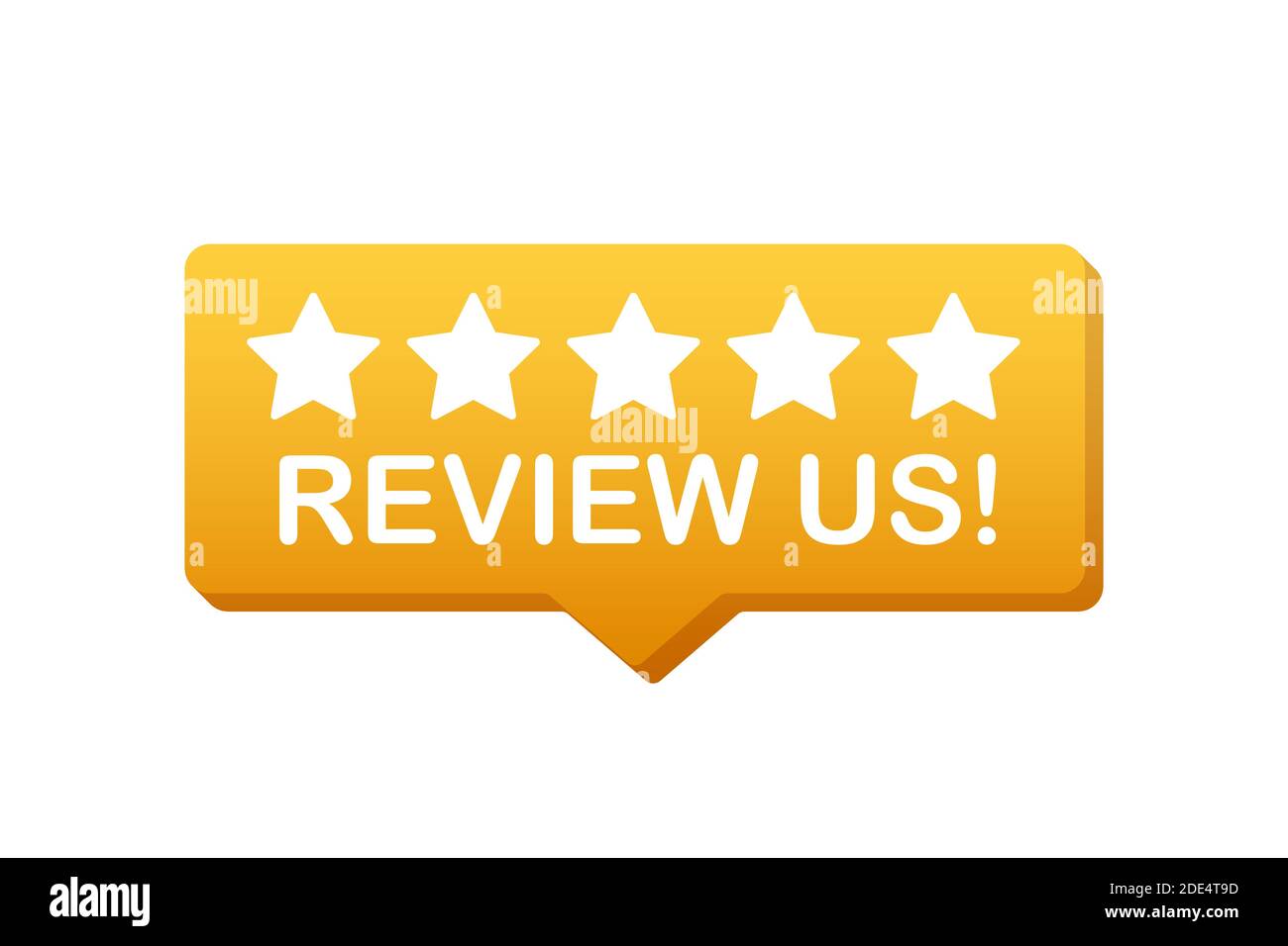 Review us User rating concept. Review and rate us stars. Business ...