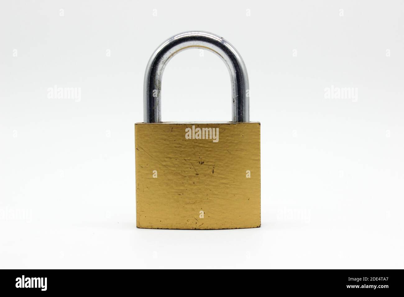 A picture of padlock isolated on white background Stock Photo - Alamy