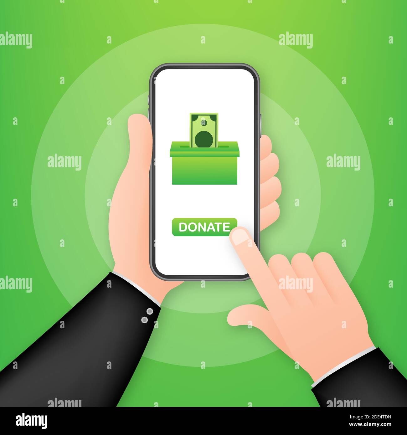 Charity, donation concept. Donate money with box Business, finance ...