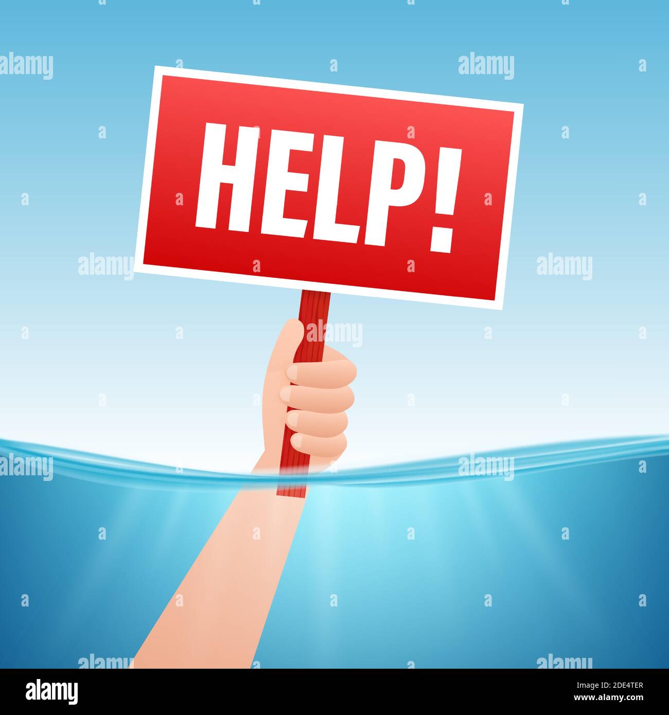 Help hands holding protest signs. Vector stock illustration Stock ...