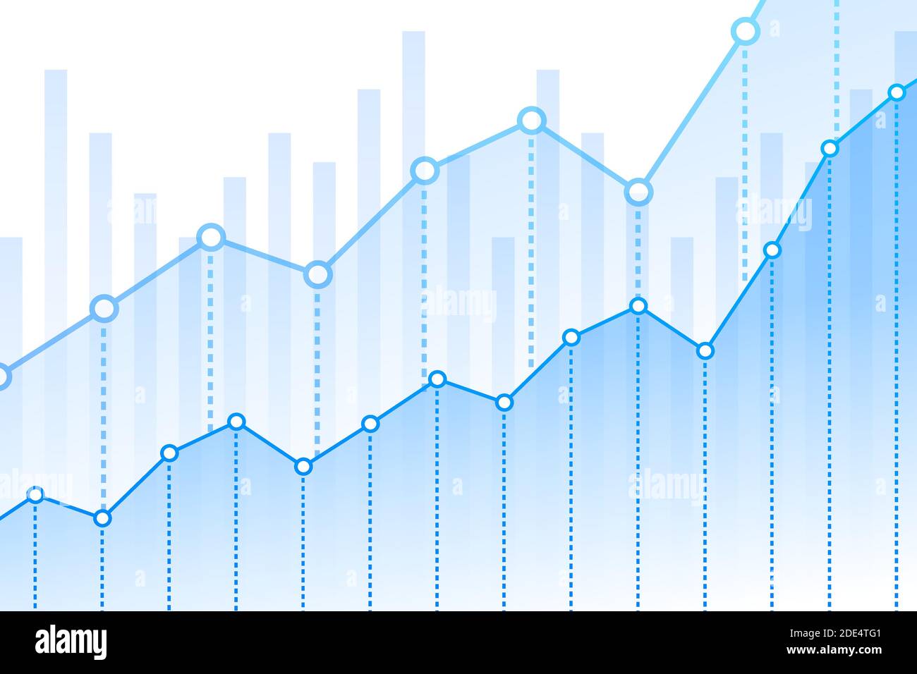 Profit money or budget. Cash and rising graph arrow up, concept of ...