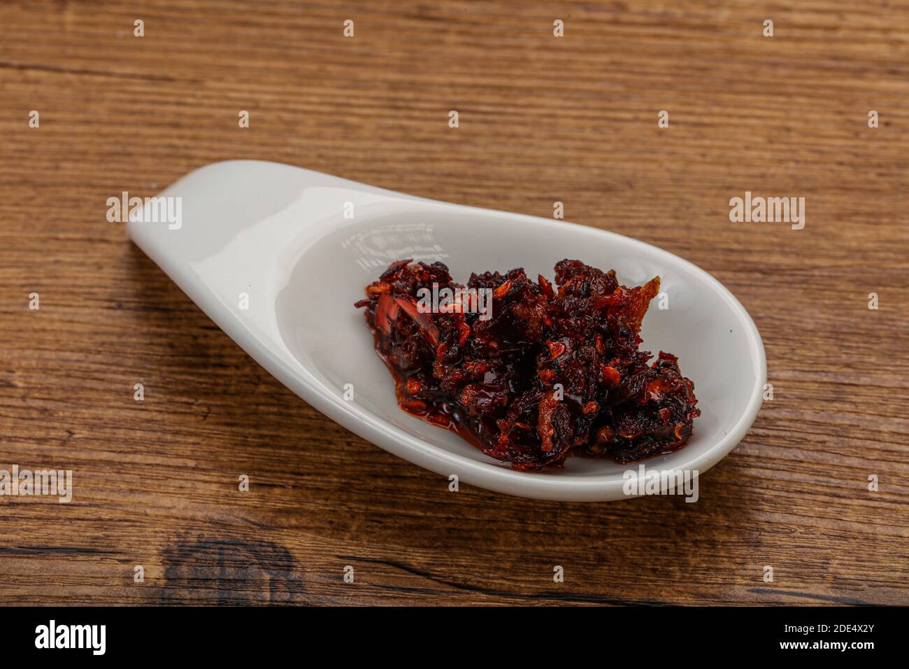 Vietnamese Fried chili pepper sauce with oil Stock Photo - Alamy