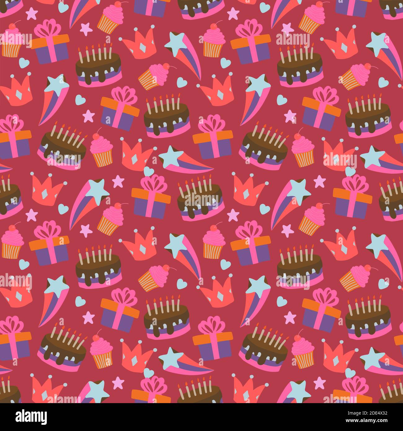 Colorful musical notes seamless pattern Stock Vector Images - Alamy