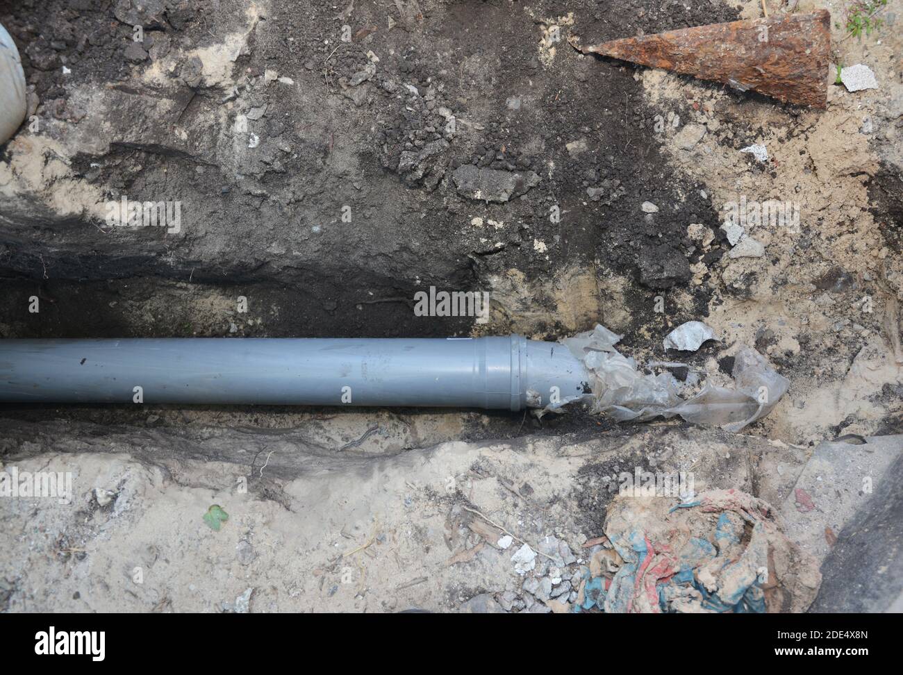 Sewer drain in ground hi-res stock photography and images - Alamy