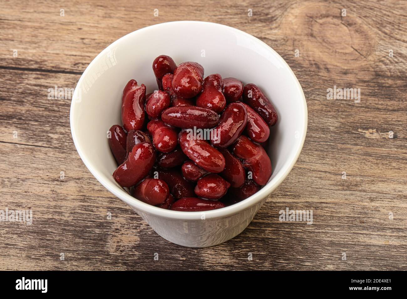 Canned Natural red Kidney in the bowl Stock Photo - Alamy