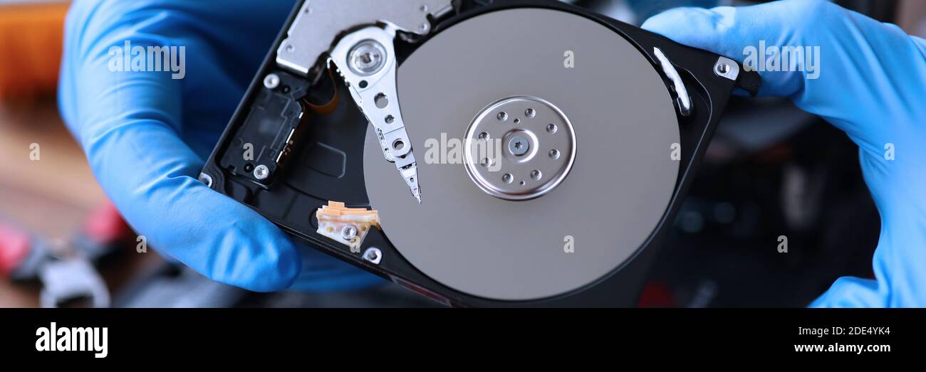 Inspection computer parts, repair motherboard Stock Photo - Alamy