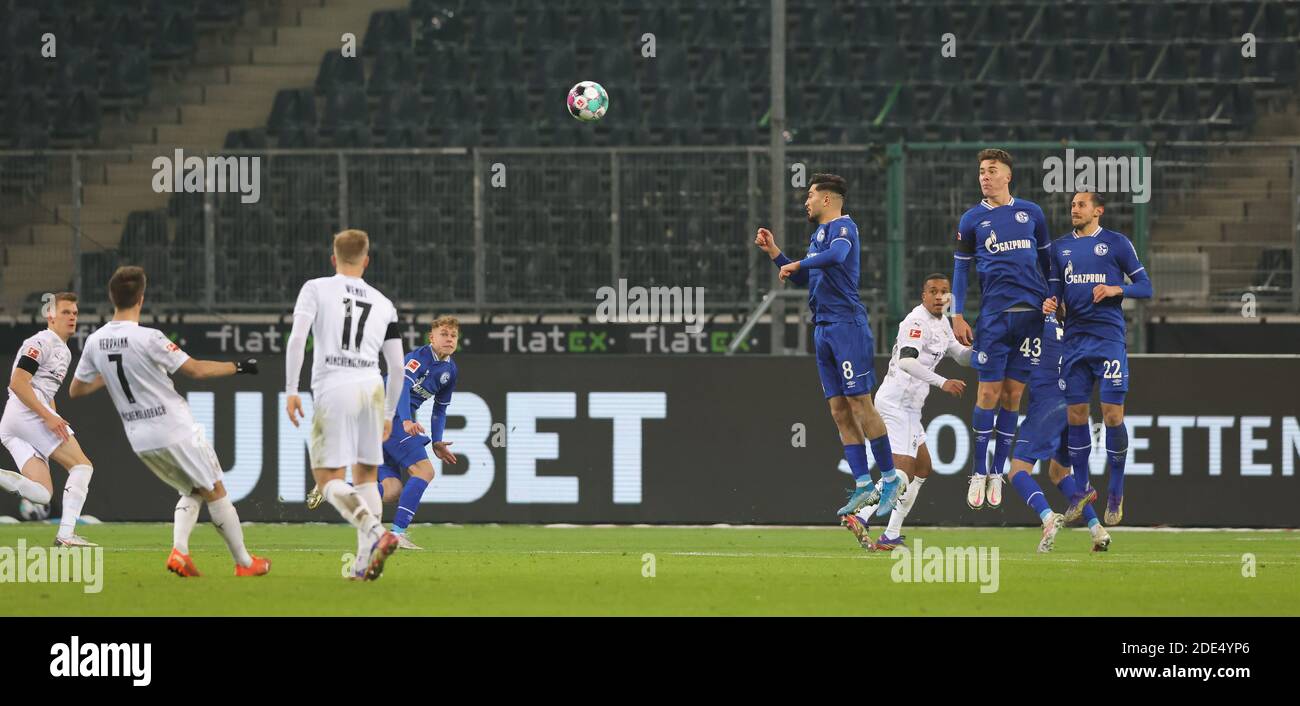 City Of Monchengladbach, Deutschland. 28th Nov, 2020. firo: 28.11.2020 ...