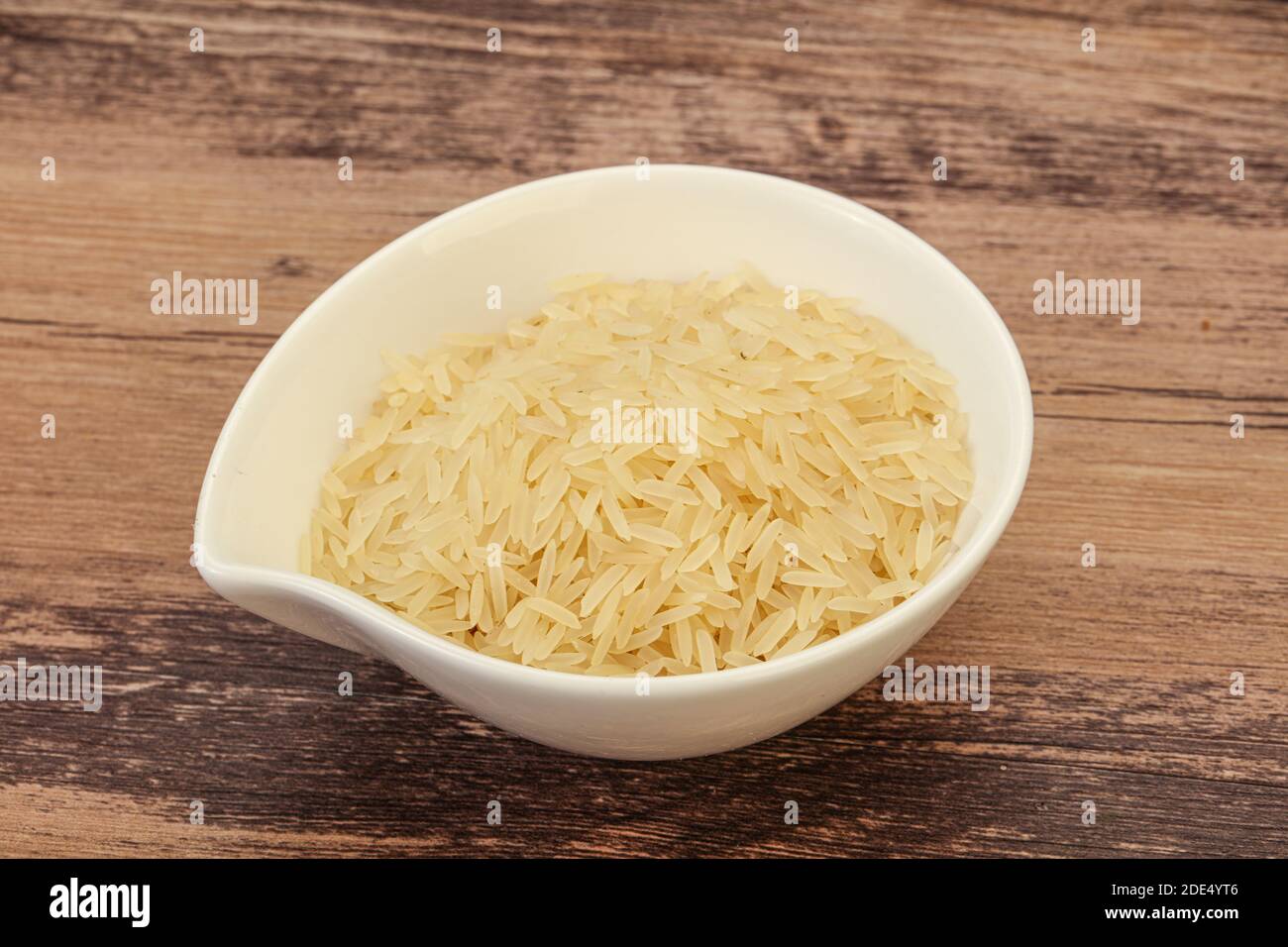 Raw Indian basmati rice in the bowl Stock Photo - Alamy