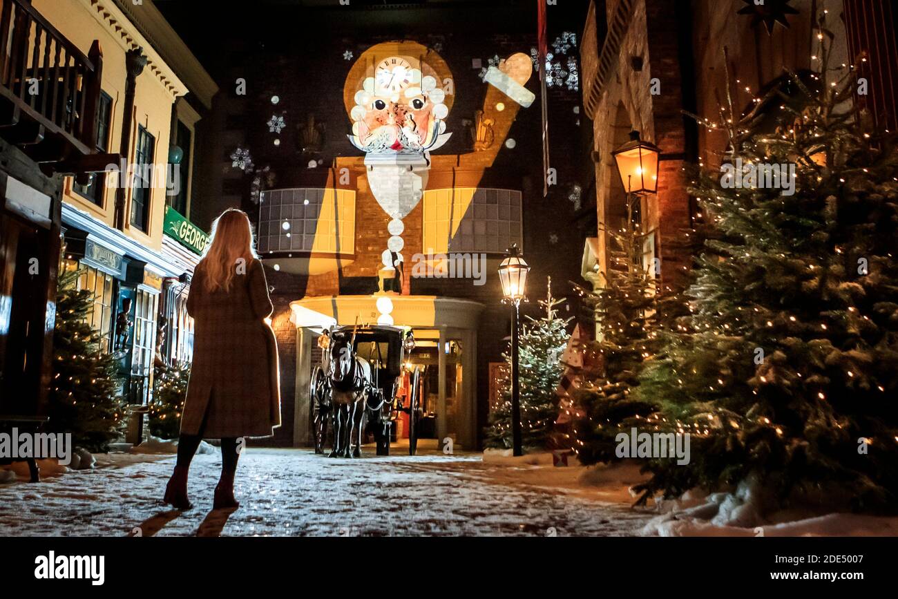 Employee Millie Carroll views 'Christmas at York Castle Museum' at York ...