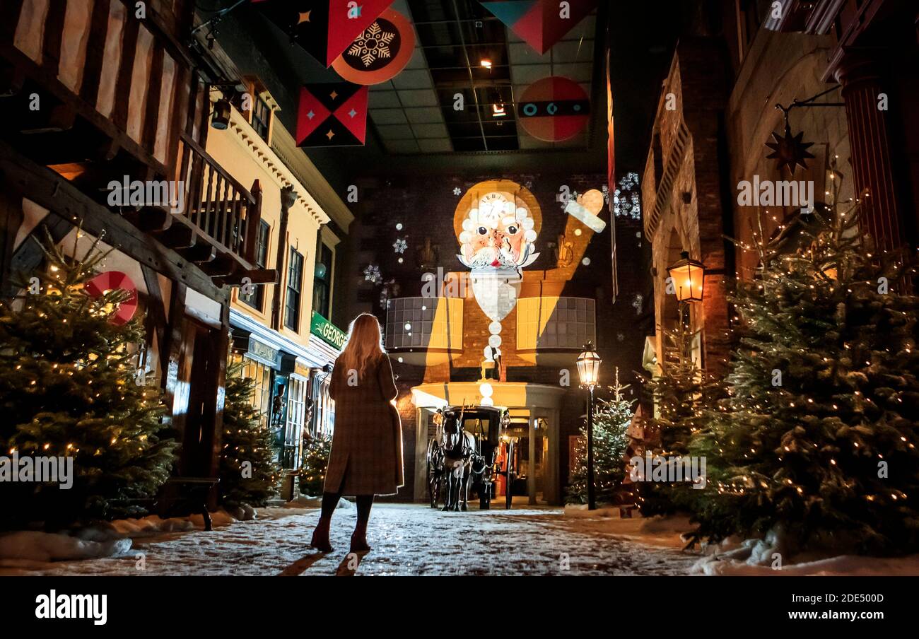 Employee Millie Carroll views 'Christmas at York Castle Museum' at York ...