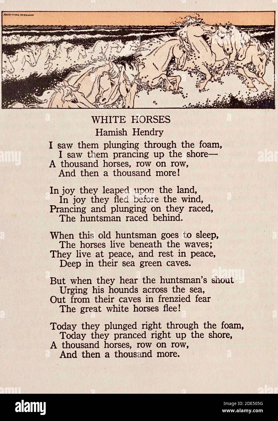 The Great White Horse Poem