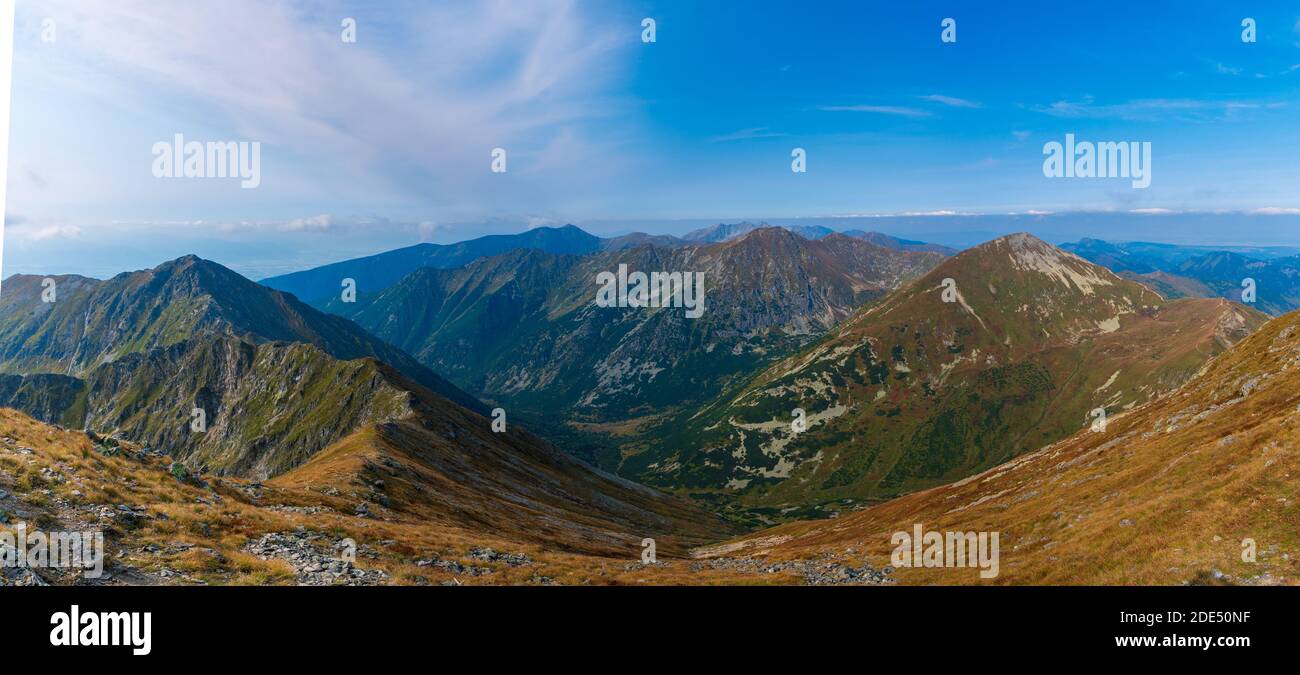 Colorful yellow autumn in Tatras mountain, slovakia Fall season Stock ...