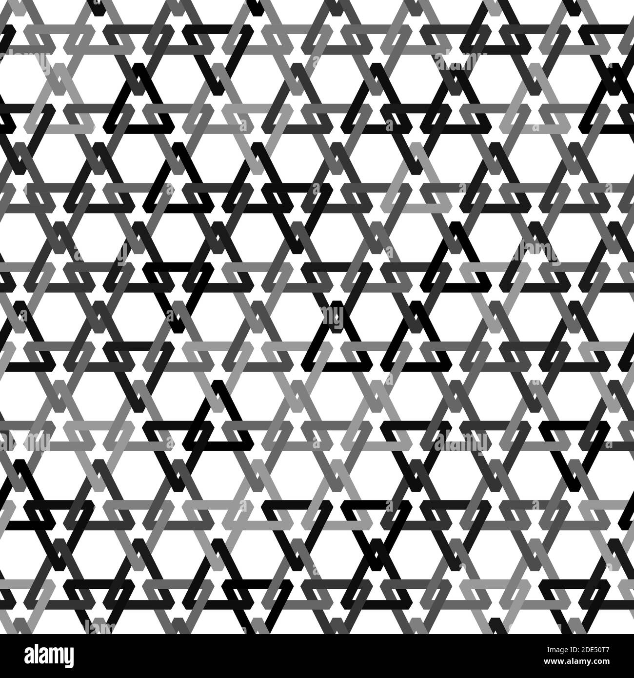 Vector geometric background with triangular chain grid tiles seamless ...