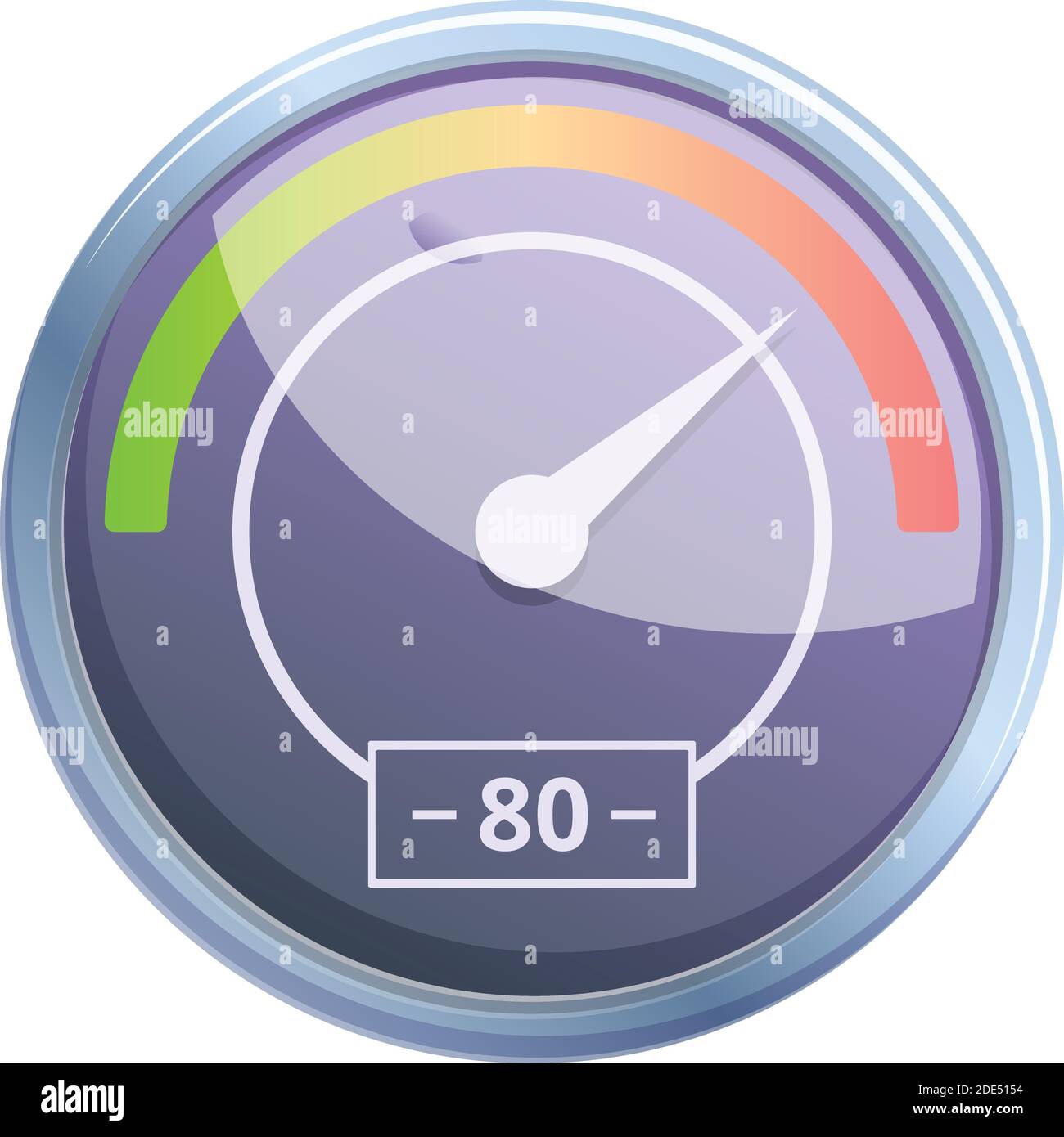 Internet speed digital icon. Cartoon of internet speed digital vector ...
