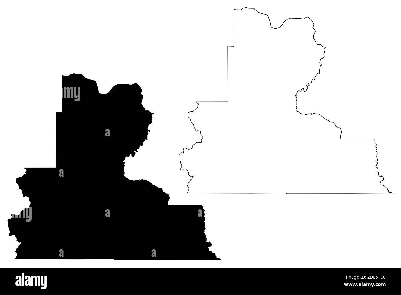 Wasco county map Black and White Stock Photos & Images - Alamy