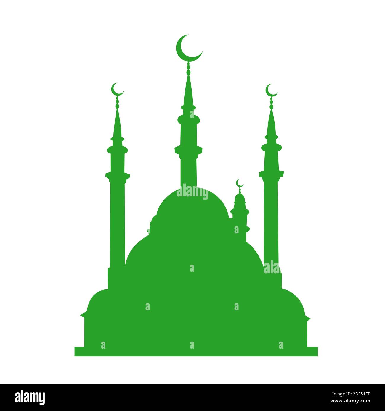 Mosque isolated on white background Stock Photo - Alamy