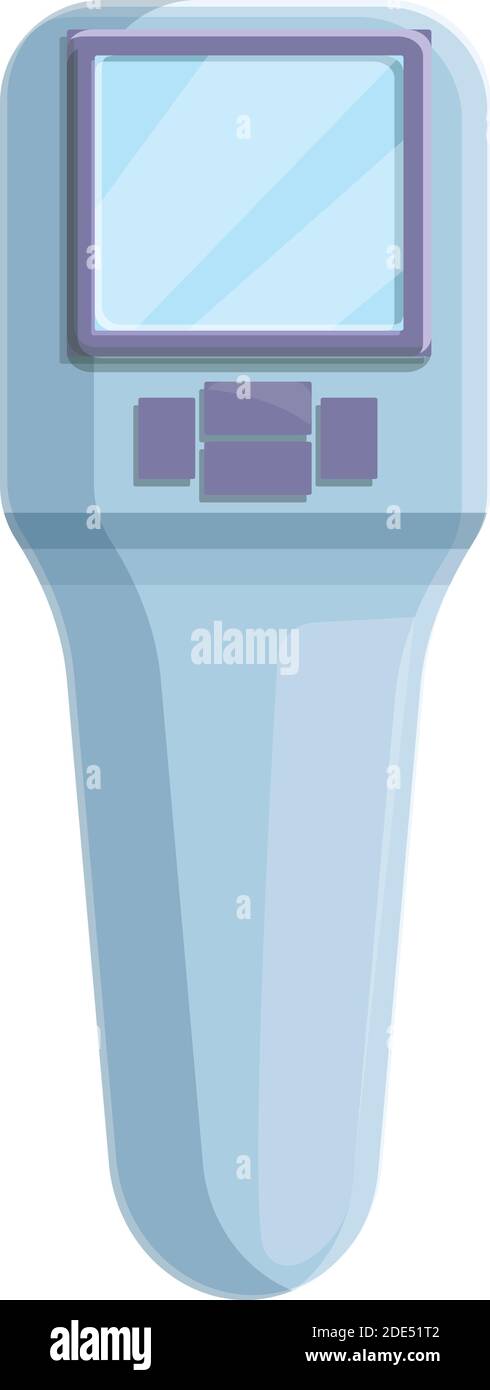 Infrared digital thermometer icon. Cartoon of infrared digital ...