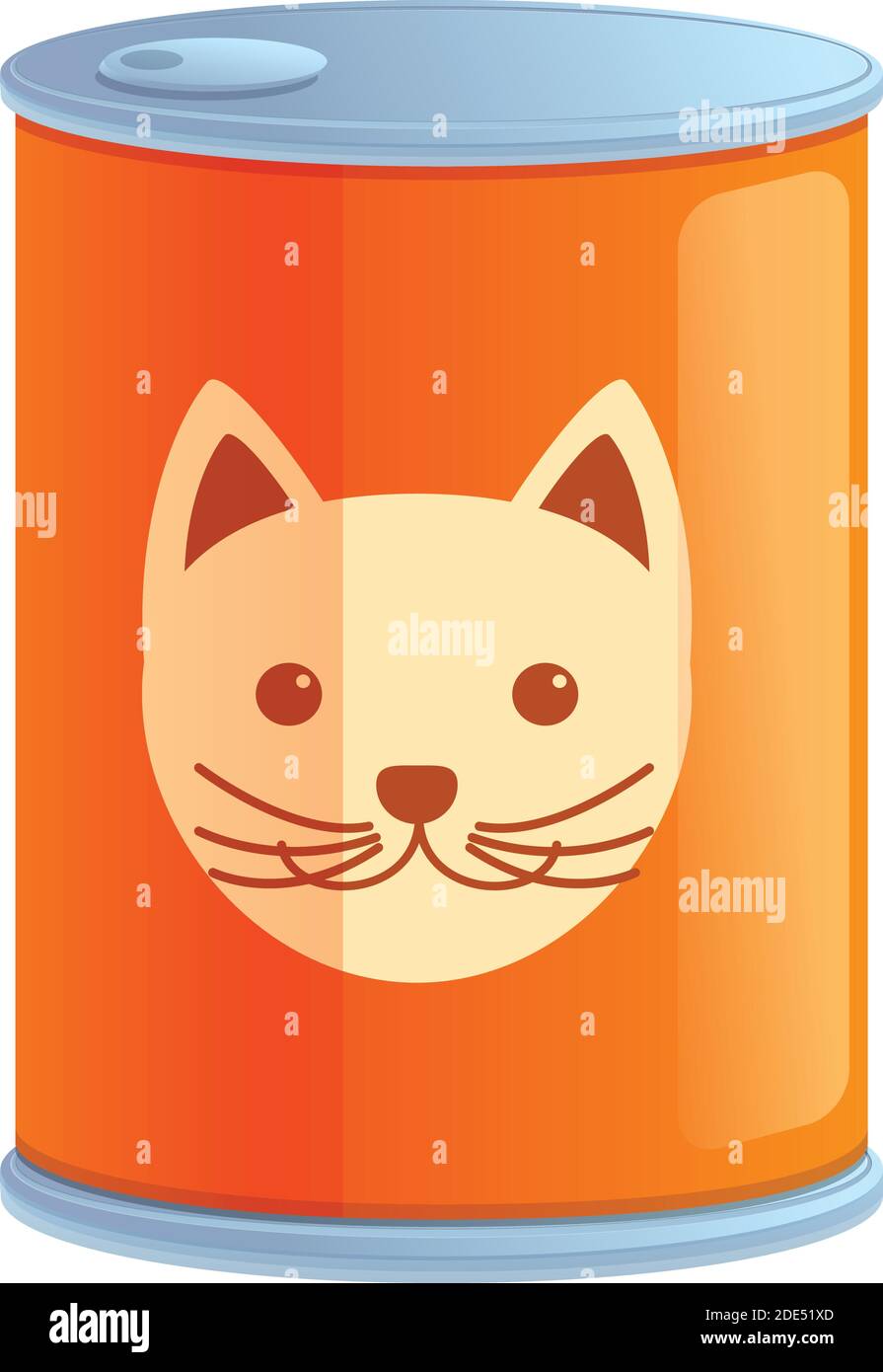 Cat food dish icon. Cartoon of cat food dish vector icon for web design ...
