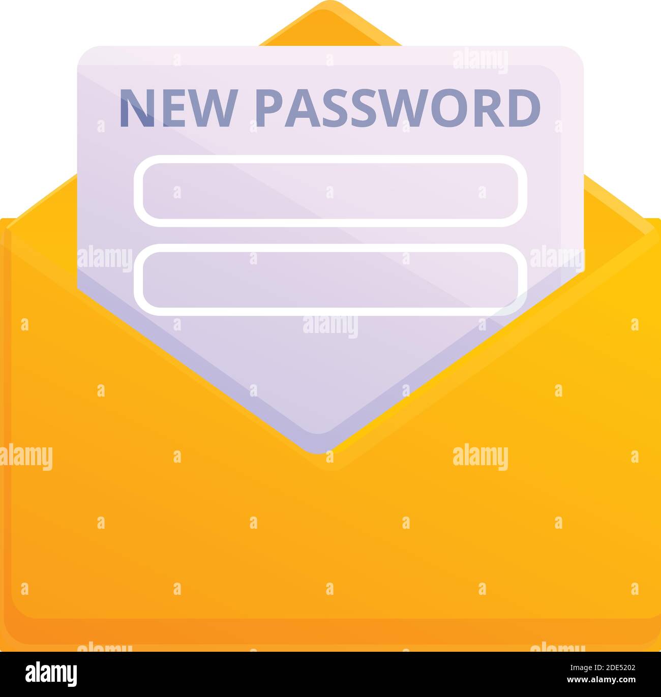 Mail password recovery icon. Cartoon of mail password recovery vector ...