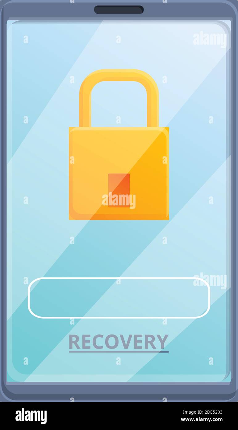 Fix password recovery icon. Cartoon of fix password recovery vector ...