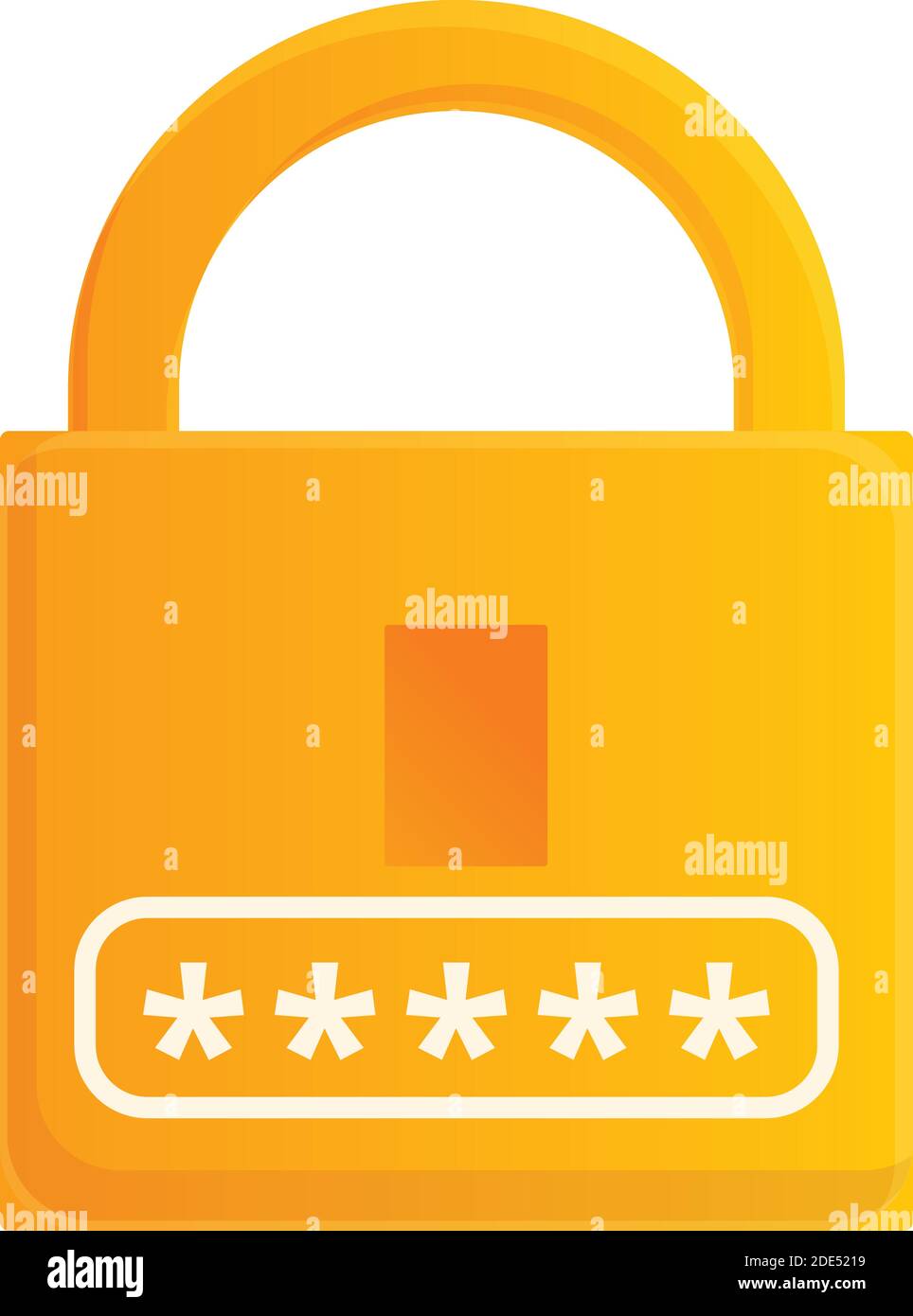 Padlock password recovery icon. Cartoon of padlock password recovery ...