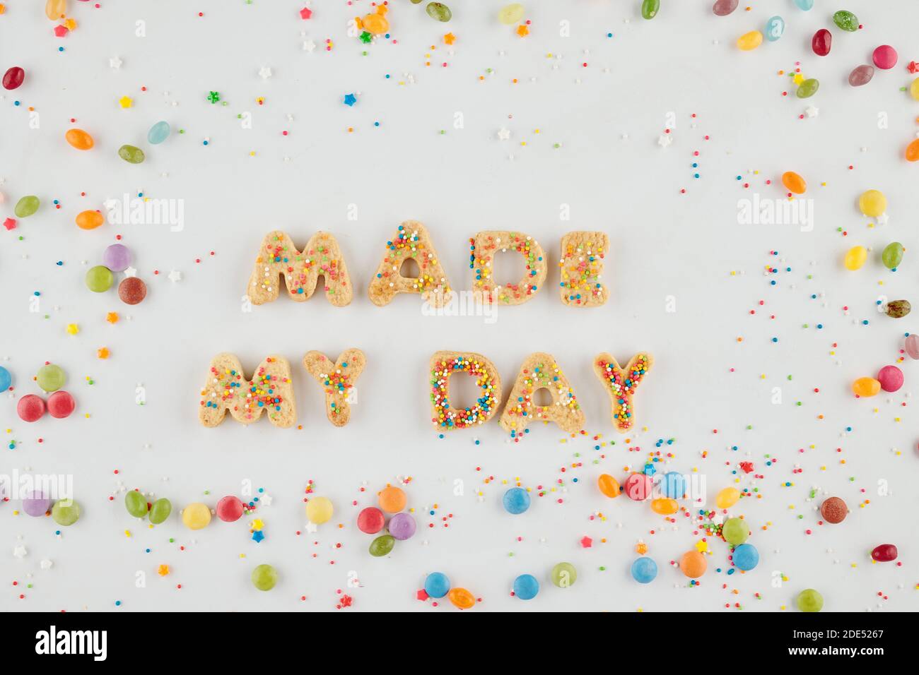 Made my day cookies Stock Photo - Alamy