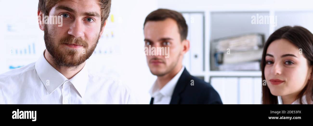 Group of people that working in one team Stock Photo - Alamy