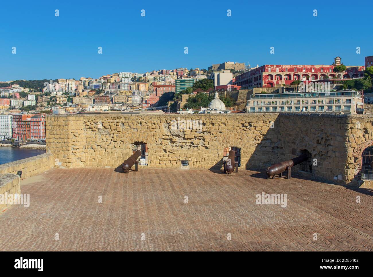 built during the 15th century, and a main landmark in Naples, Castel ...