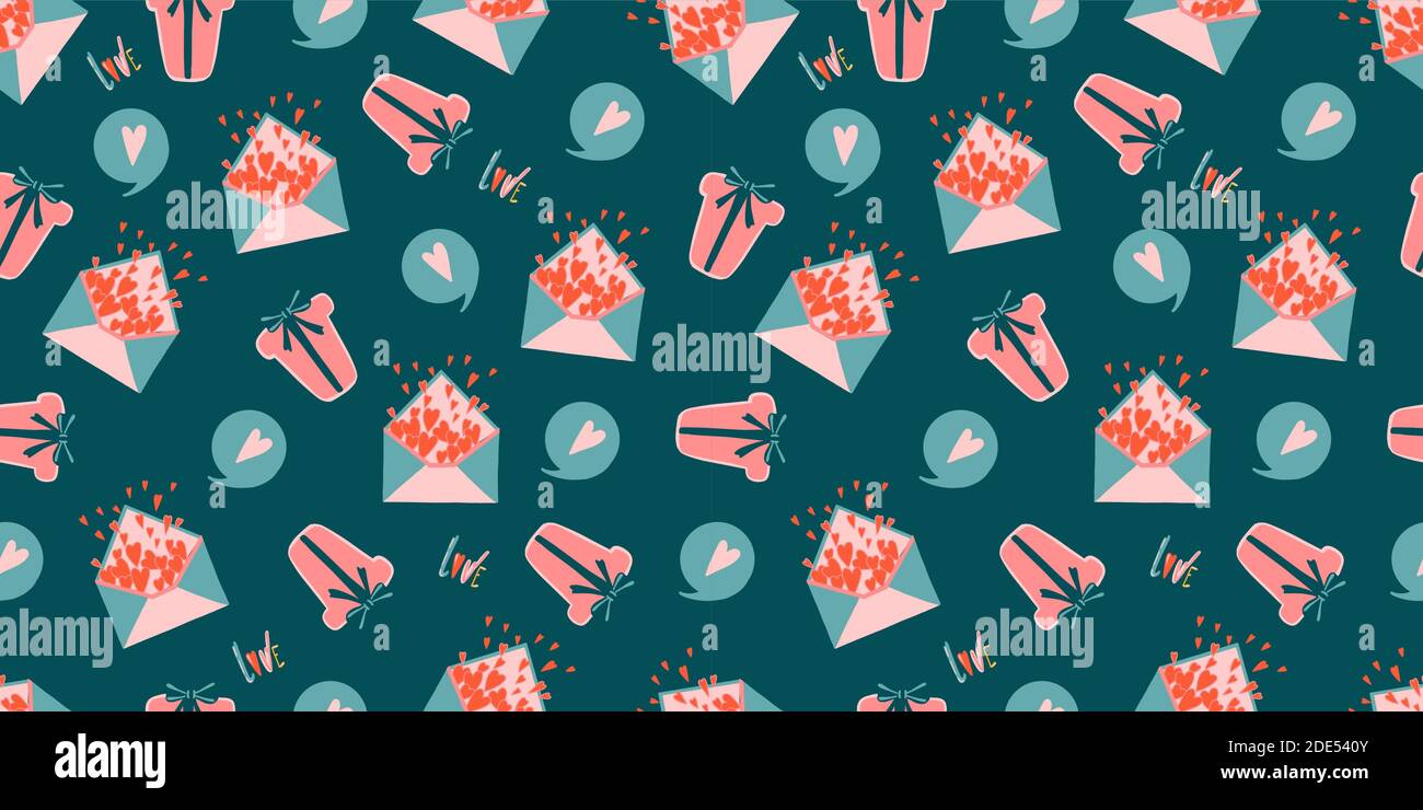 Modern paper art seamless pattern with pattern for wallpaper design ...