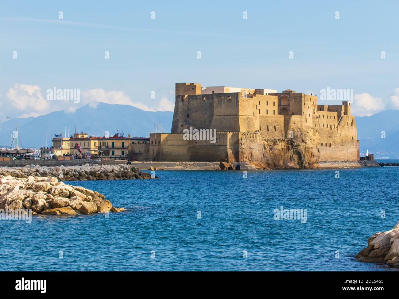 built during the 15th century, and a main landmark in Naples, Castel ...