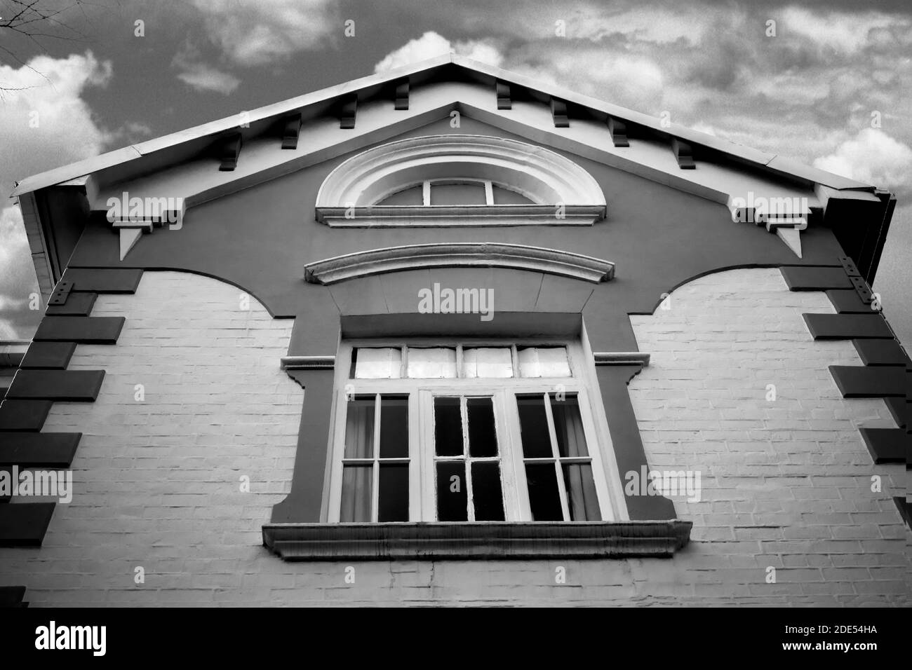 A building from ground view Stock Photo - Alamy