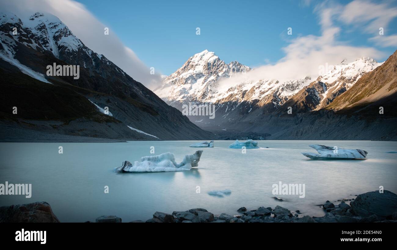 Mt cook new zealand sunset hi-res stock photography and images - Alamy