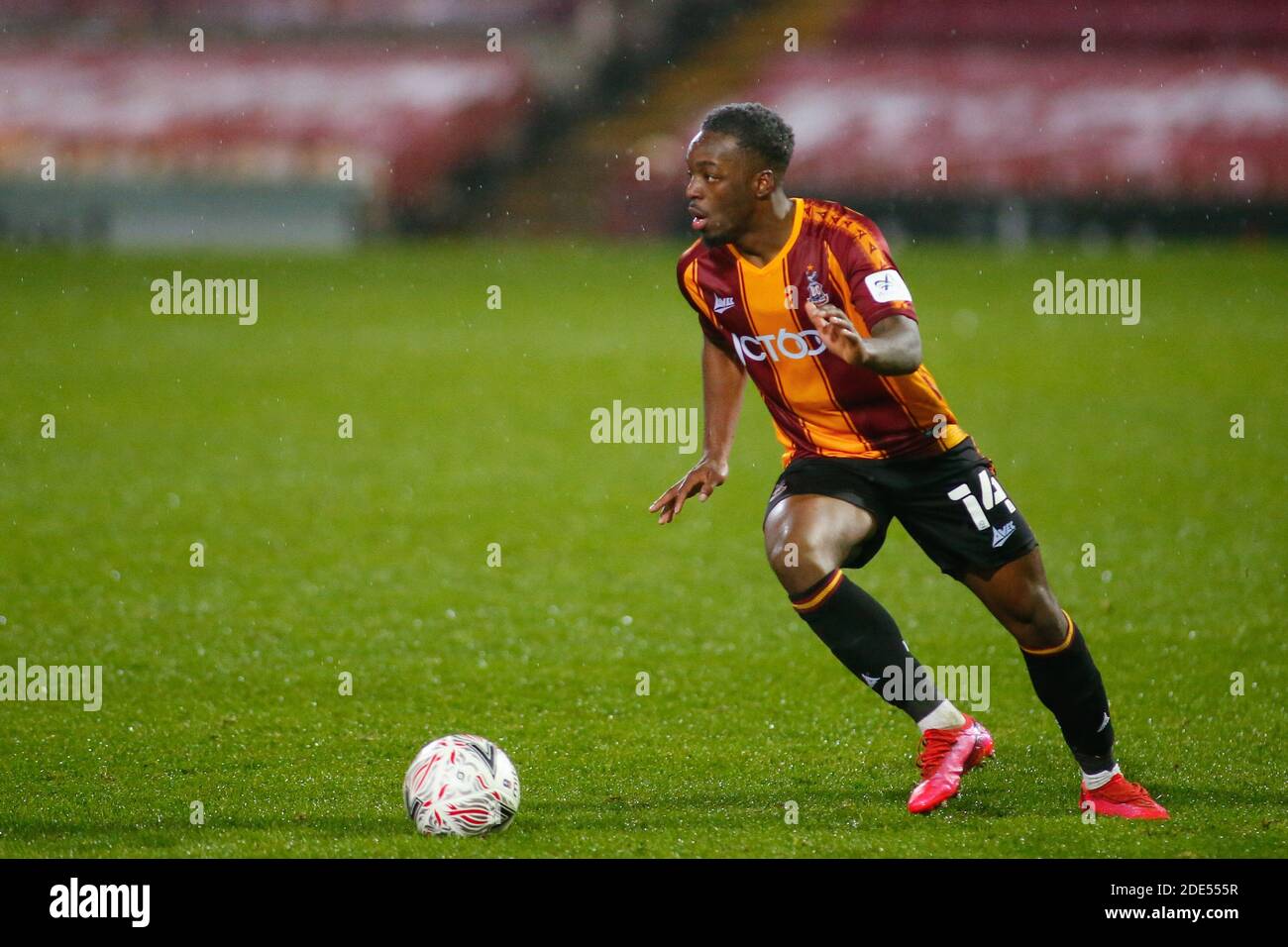 Austin Samuels #14 of Bradford City Stock Photo - Alamy