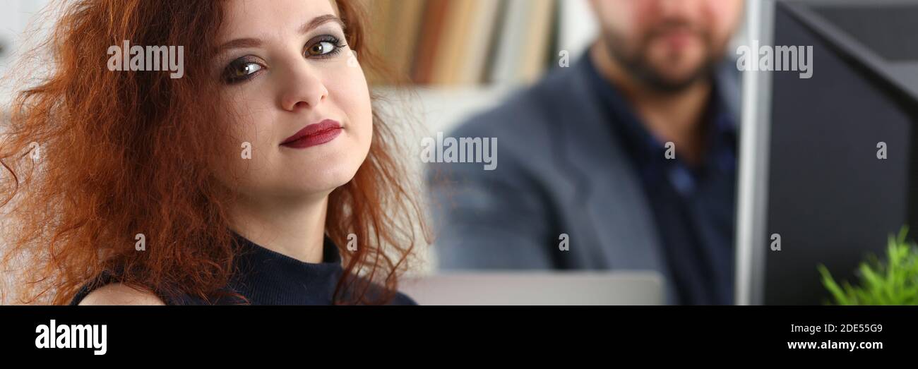 Young manager being ready to complete new tasks Stock Photo - Alamy