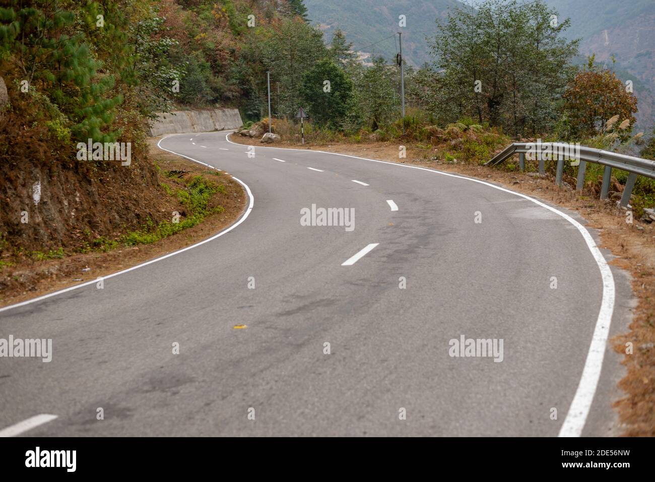 Photo of Empty Road in Arunachal Pradesh, India Stock Photo - Alamy