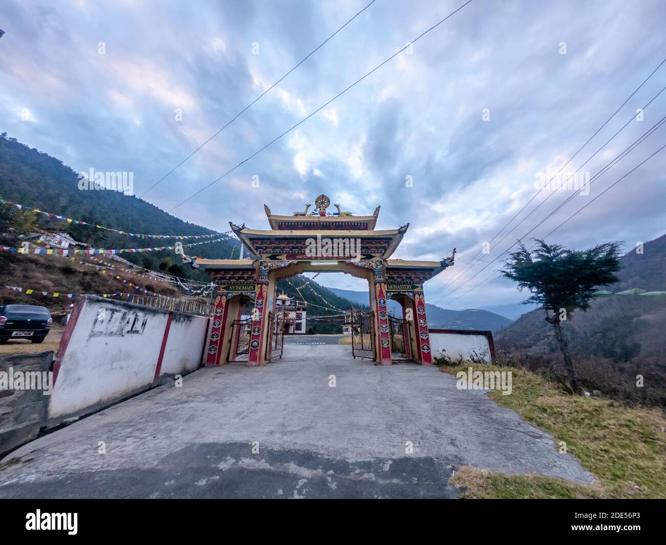 Photo of Gateway of Monastery In Dirang, Arunachal Stock Photo - Alamy