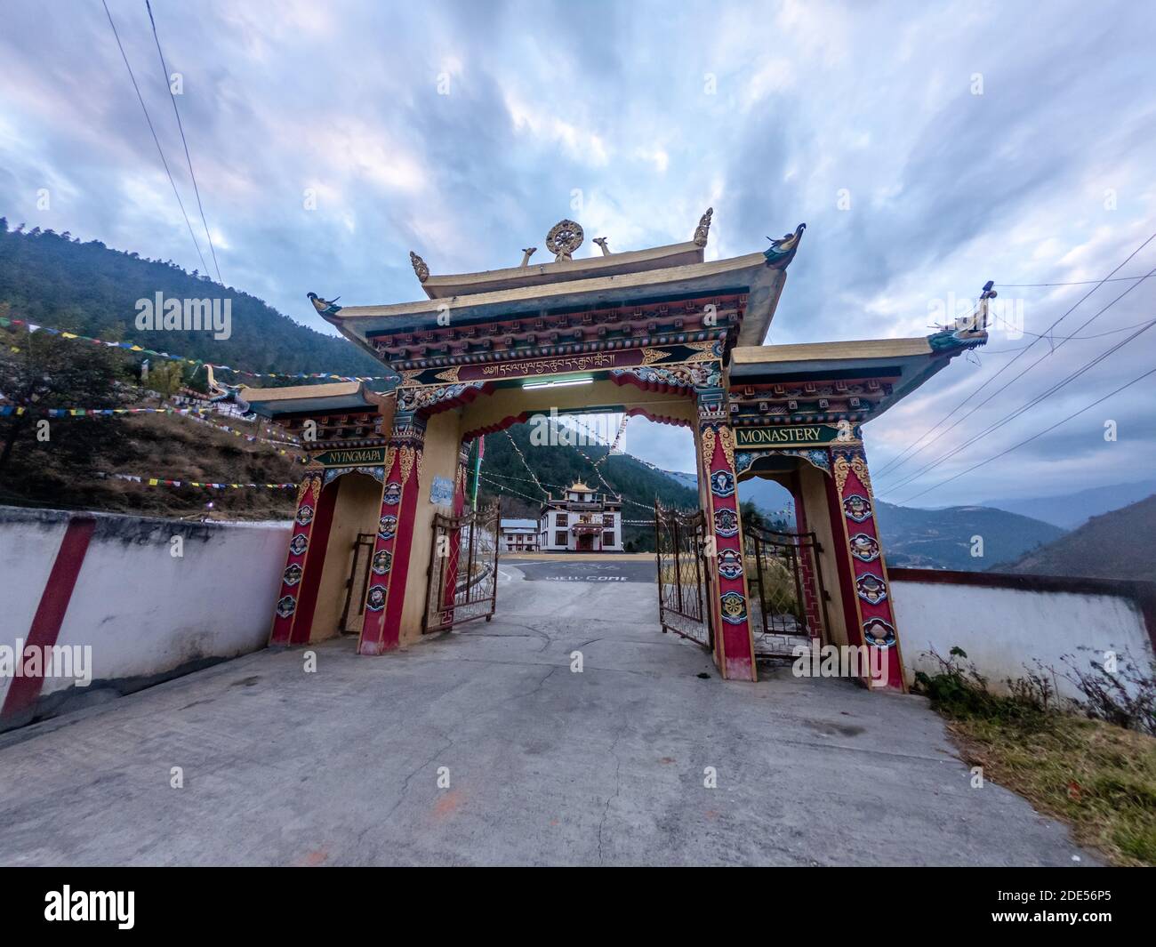 Photo of Gateway of Monastery In Dirang, Arunachal Stock Photo - Alamy