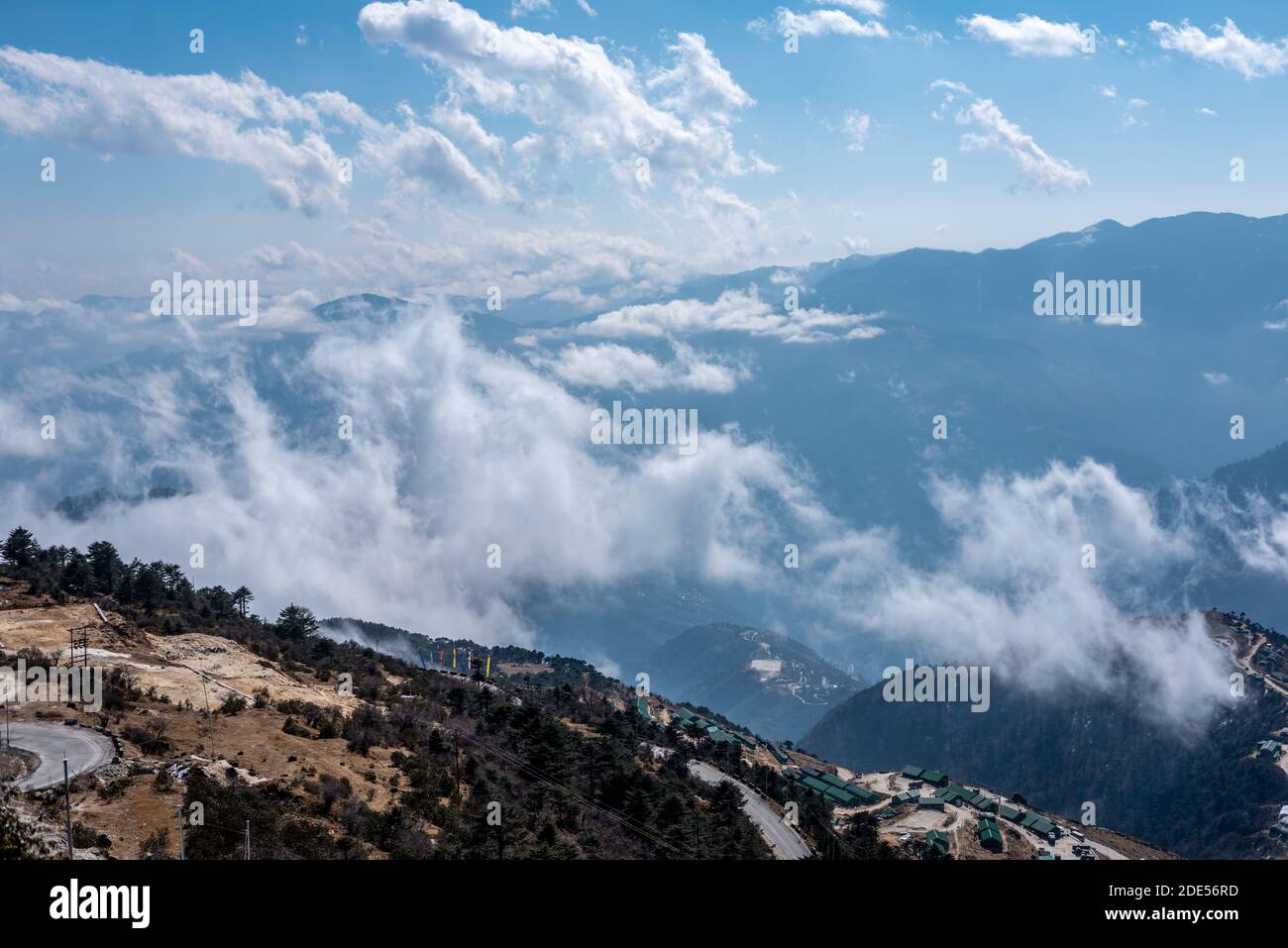 Photo of View from Mountains Sela Pass in Tawang, Arunachal Pradesh ...