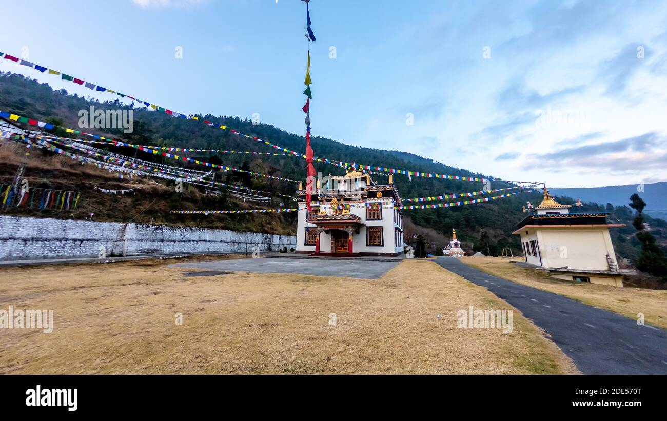 Photo of Monastery of Arunachal Pradesh, Dirang Gompa Stock Photo - Alamy