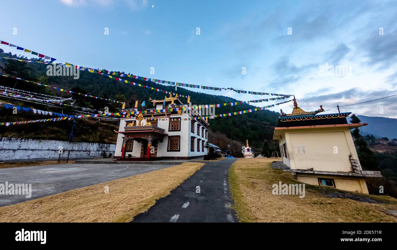 Photo of Monastery of Arunachal Pradesh, Dirang Gompa Stock Photo - Alamy