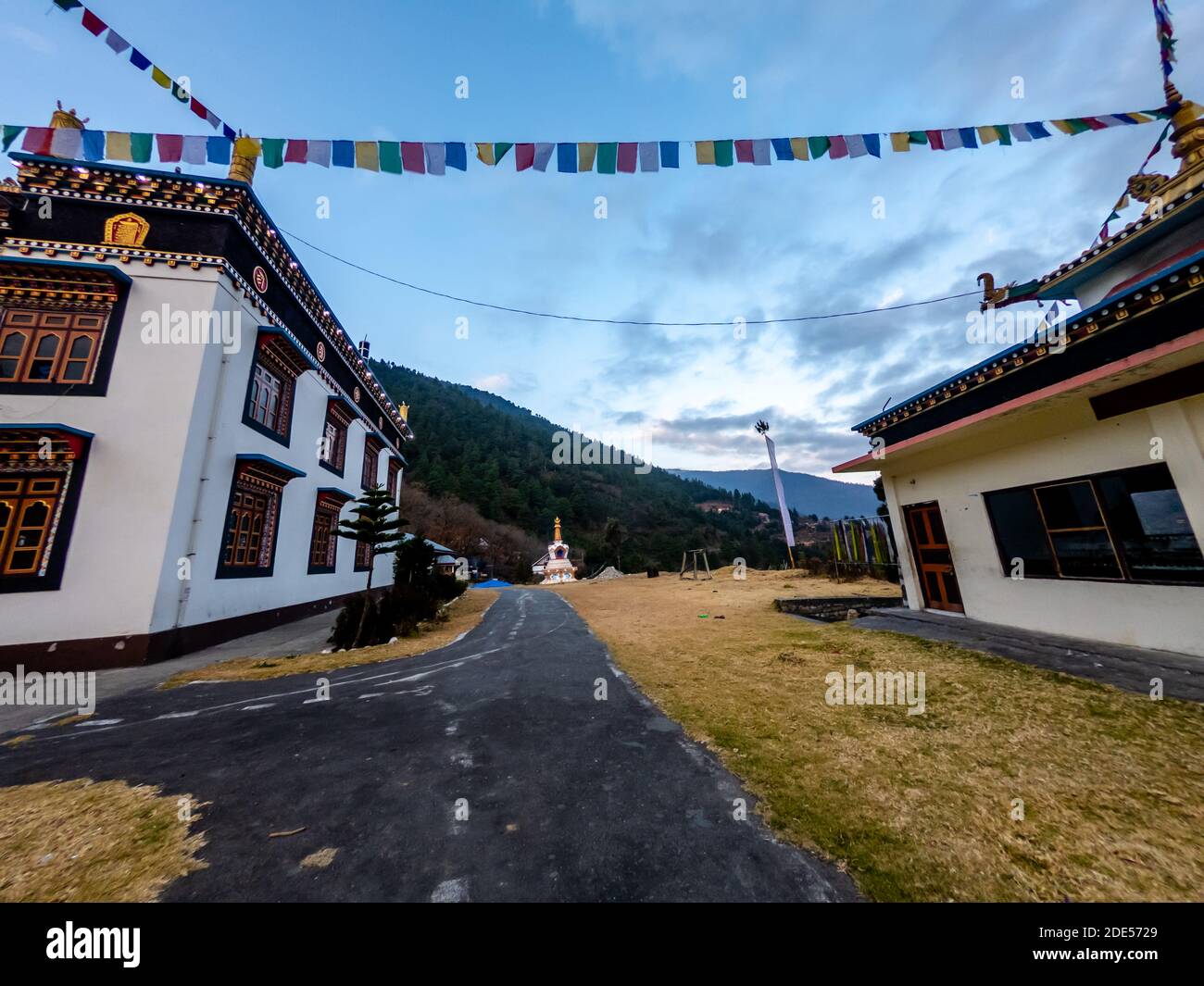 Photo of Monastery of Arunachal Pradesh, Dirang Gompa Stock Photo - Alamy