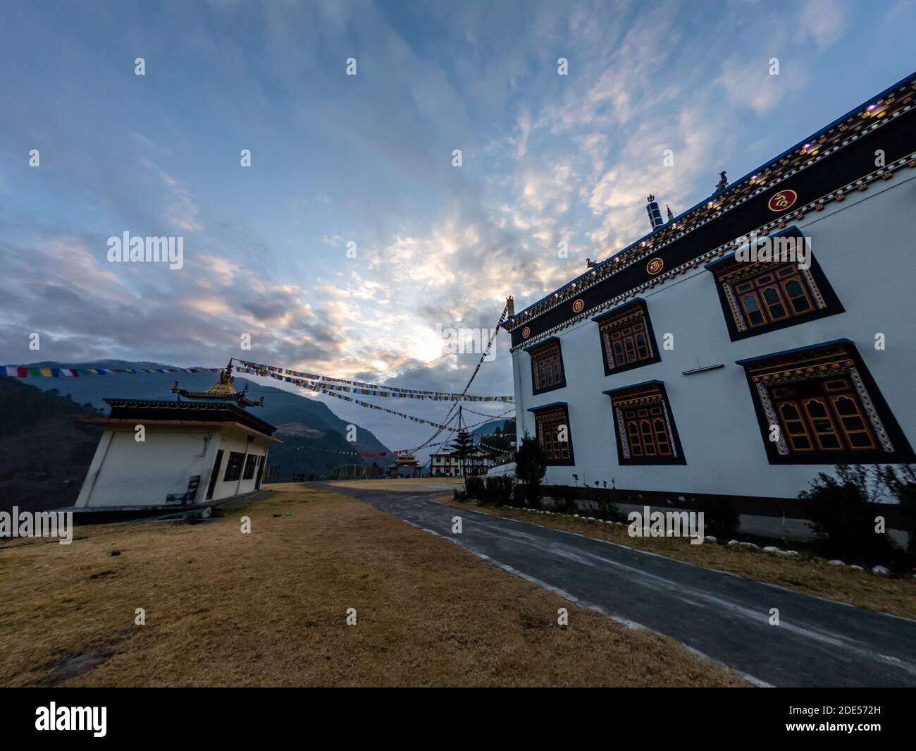 Photo of Monastery of Arunachal Pradesh, Dirang Gompa Stock Photo - Alamy