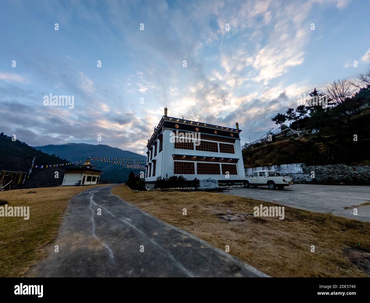 Photo of Monastery of Arunachal Pradesh, Dirang Gompa Stock Photo - Alamy
