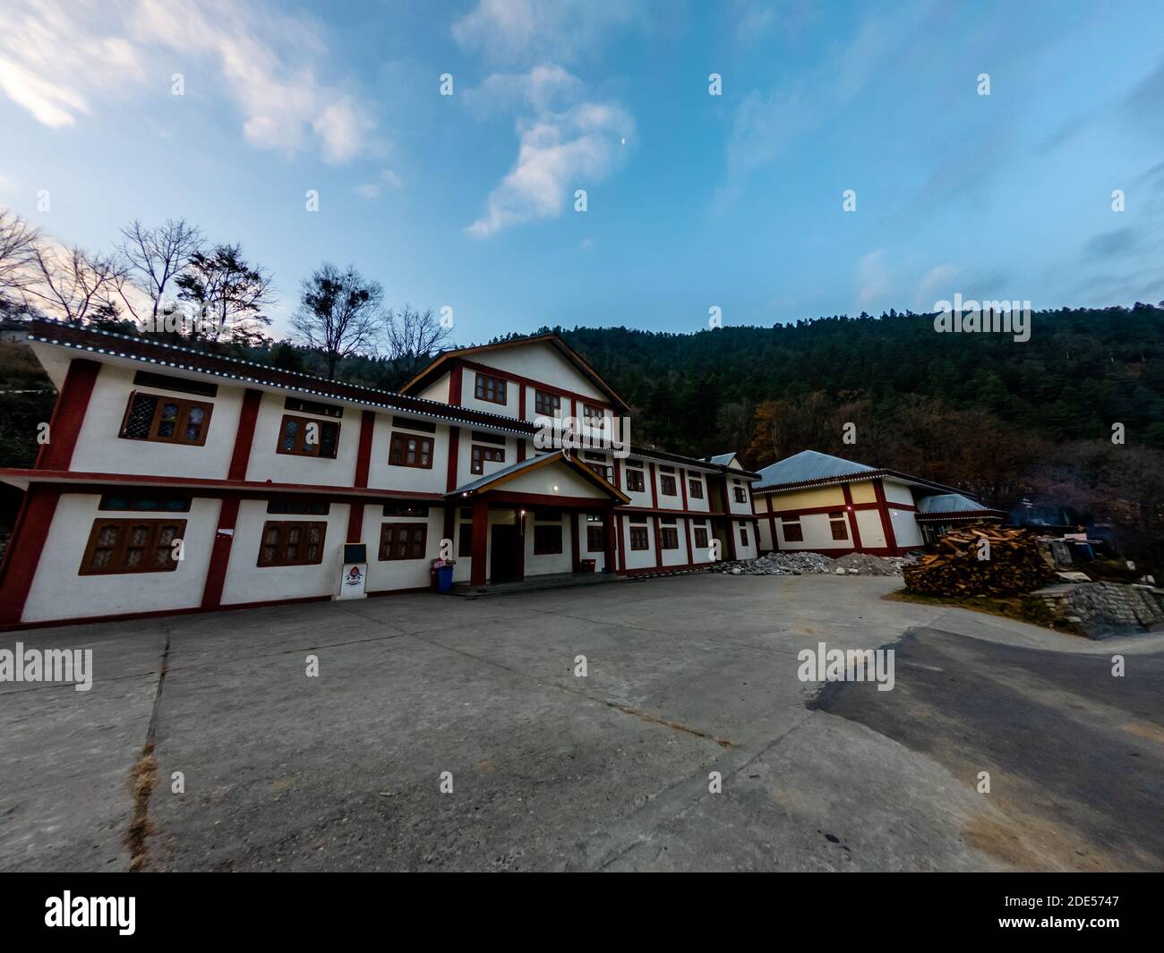 Photo of Monastery of Arunachal Pradesh, Dirang Gompa Stock Photo - Alamy