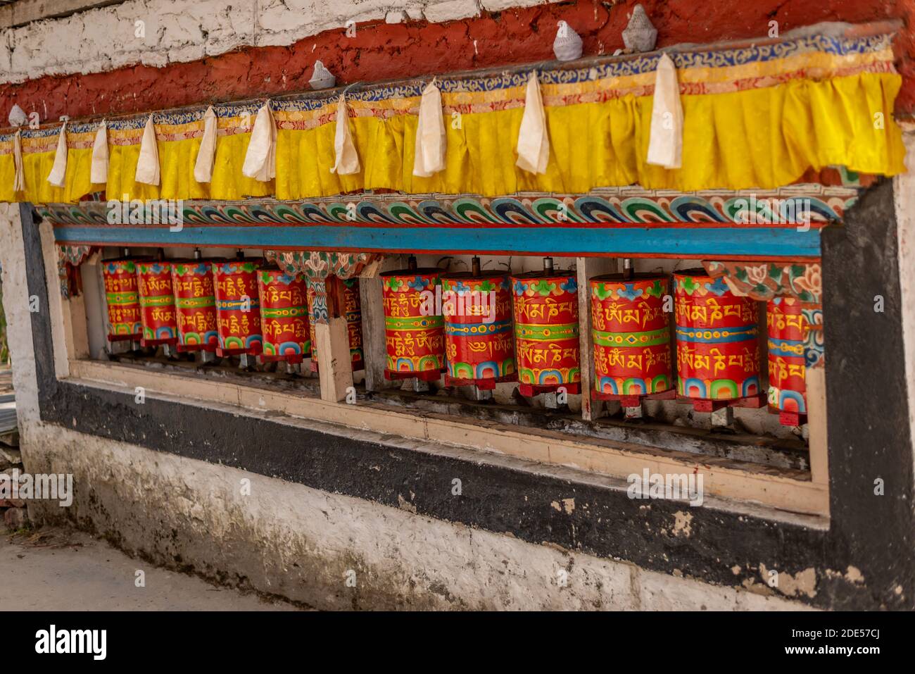 photo of buddhist prayer wheel Tawang Monastery in Arunachal Stock ...