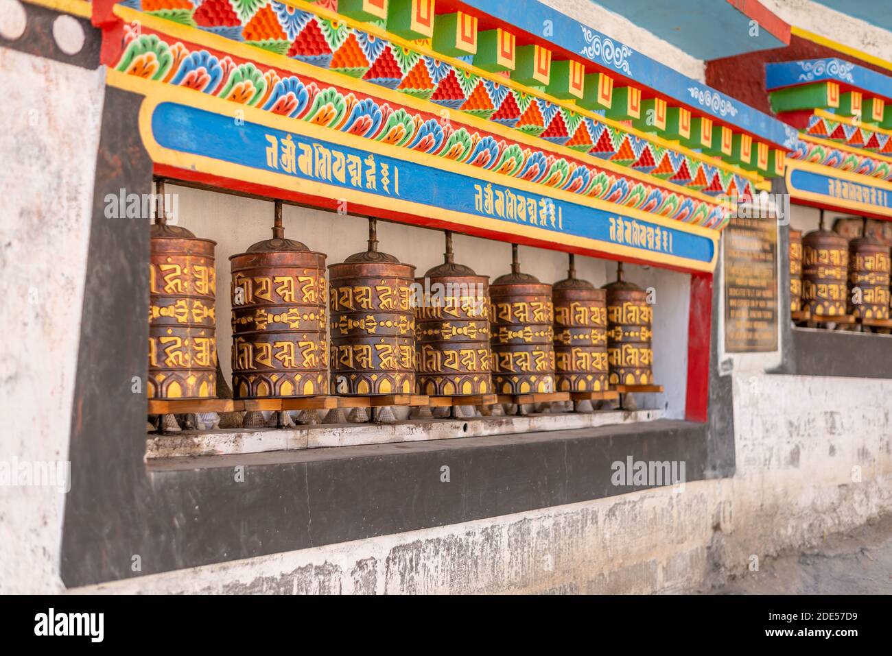 photo of buddhist prayer wheel Tawang Monastery in Arunachal Stock ...