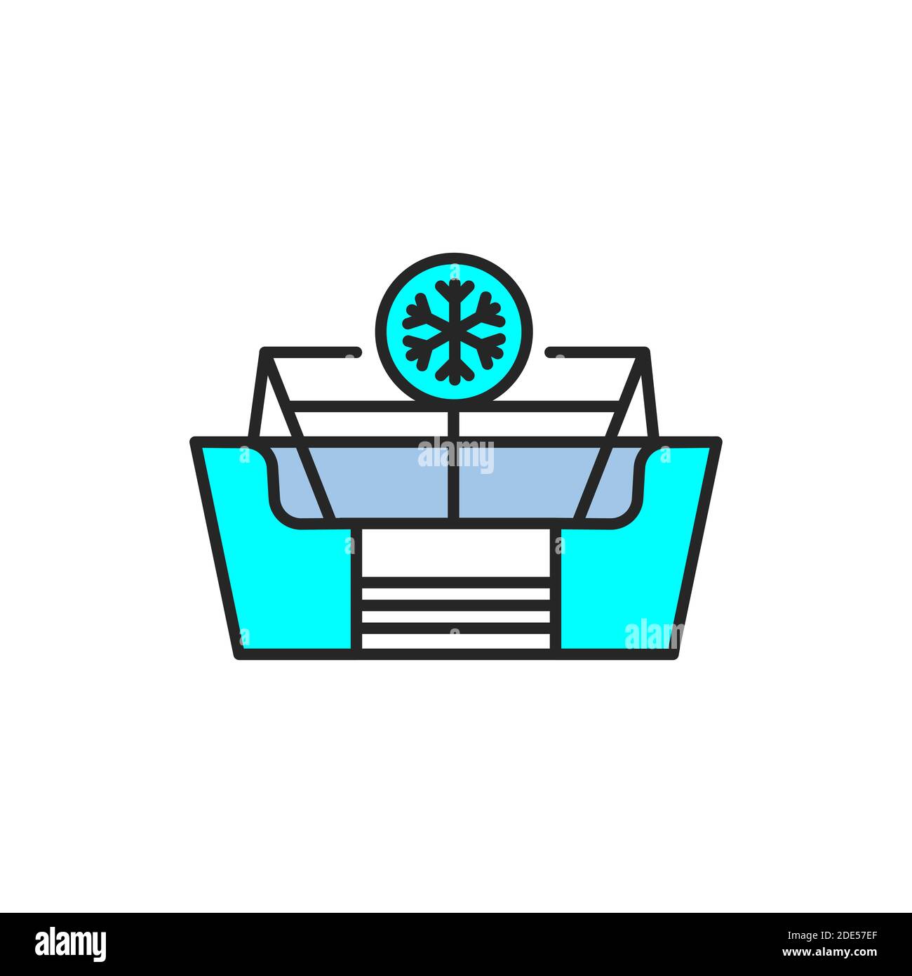 Freezer counter Cut Out Stock Images & Pictures - Alamy