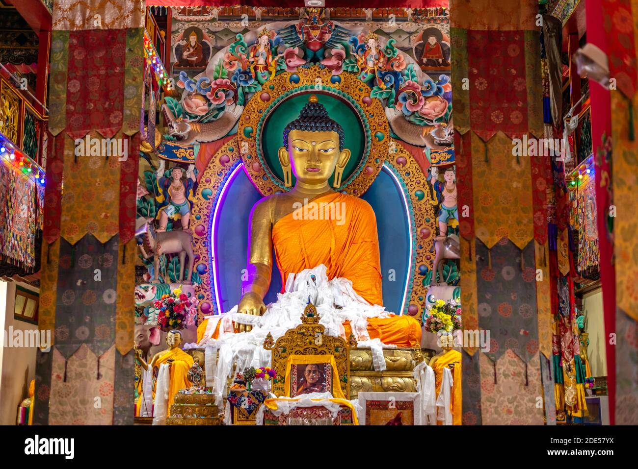 Inside the tawang monastery hi-res stock photography and images - Alamy